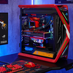 华硕家用电脑_ASUS 华硕 EVA二号机ROG全家桶 13代I9 RTX4090 明日香联名701创世神组装台式机脑 配置一：13900K ...