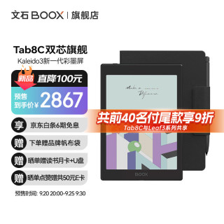 文石BOOX【官旗】Tab8C 7.8英寸电子书 彩墨阅读办公平板 便携阅读看书学习 电纸书 Tab8C官方标配+磁吸保护套【报价 价格 评测 ...