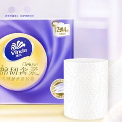 维达卷纸_Vinda 维达 棉韧奢柔系列 无芯卷纸8卷多少钱-什么值得买