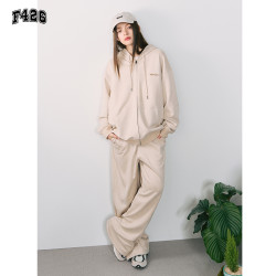 【省25元】F426男上装_F426 国潮牌秋季街头嘻哈宽松仿麂皮休闲情侣套装上衣多少钱-什么值得买