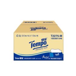 【省36元】得宝纸品湿巾_Tempo 得宝 抽纸无味面巾纸餐巾纸家用纸巾软抽M码4层90抽15包整箱装多少钱-什么值得买