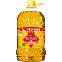 【省110元】鲁花食用油_luhua 鲁花 5S压榨一级花生油5.7L香飘万家系列多少钱-什么值得买