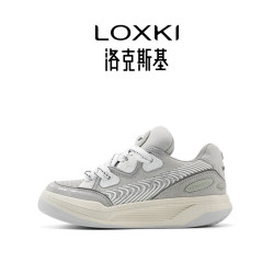 【省369元】洛克斯基男士休闲鞋_LOXKI 洛克斯基 Alpha 小圆鞋 休闲板鞋 AFY008多少钱-什么值得买