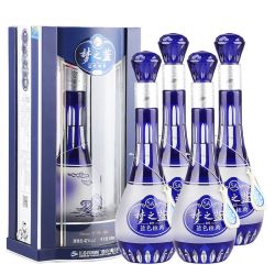 洋河酒类_YANGHE 洋河 蓝色经典5A级梦之蓝 42度500mL*4瓶整箱装 绵柔浓香型白酒多少钱-什么值得买