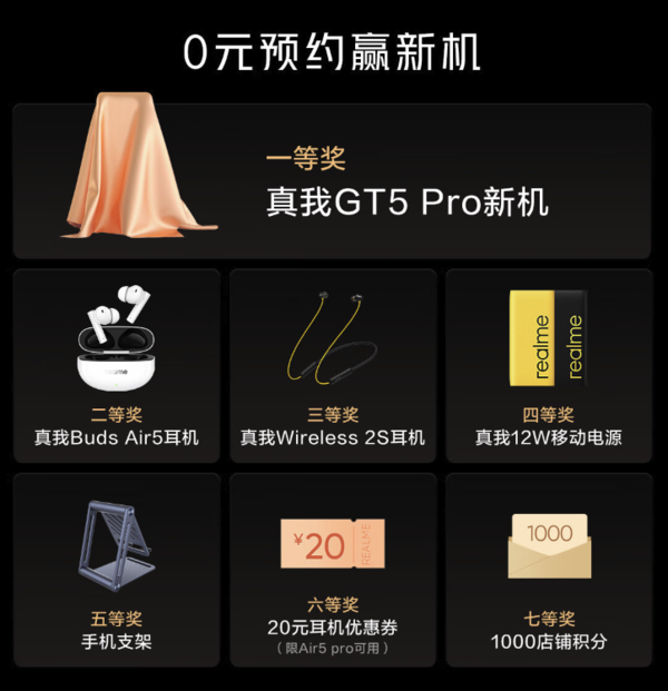 真我手机_真我GT5 Pro 0元预约赢新机！ 性能至上 影像无双-什么值得买