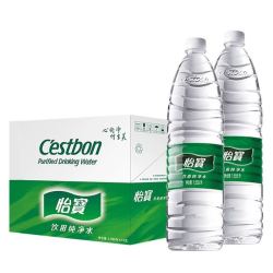 怡宝水_C'estbon 怡宝 纯净水1.555L12瓶整箱大瓶桶装水非矿泉水4.5L包邮12升饮用水多少钱-什么值得买