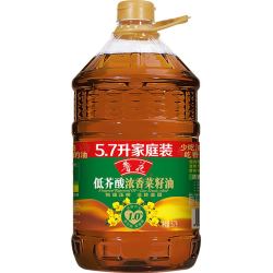 鲁花其他食用油_luhua 鲁花 低芥酸浓香菜籽油 5.7L多少钱-什么值得买