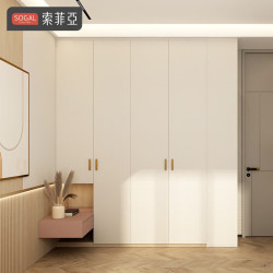 索菲亚卧室家具_SOGAL 索菲亚 衣柜全屋定制 奶油风整体大衣柜 卧室家具衣橱梳妆台组合一体柜 特权订金多少钱-什么值得买