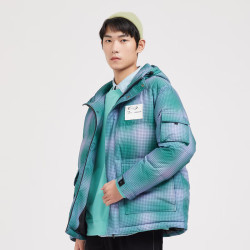 【省1730.27元】卡宾男外套_Cabbeen 卡宾 连帽格纹羽绒服 男士上衣外套渐变工装外套H多少钱-什么值得买