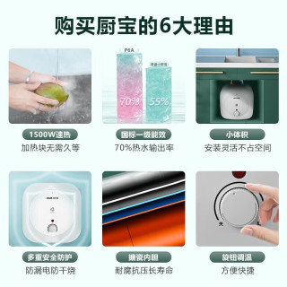 AUX 奥克斯 SMS-P6A 小厨宝 6L 1500W 一级能效【报价 价格 评测 怎么样】 -什么值得买