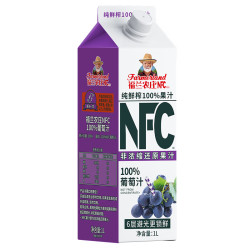 福兰农庄饮料_福兰农庄 无添加100%NFC果汁 葡萄汁1L多少钱-什么值得买