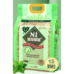 【省90元】N1爱宠爱猫猫砂_AATURELIVE N1爱宠爱猫 豆腐猫砂 绿茶味 1.5mm 6.5kg*3多少钱-什么值得买