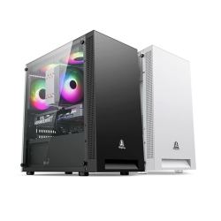 鑫谷机箱_Segotep 鑫谷 灵致D迷你台式机主机MATX/ITX白色亚克力侧透电脑主机机箱多少钱-什么值得买