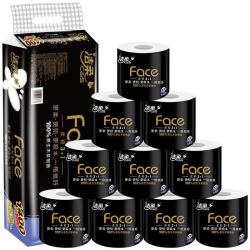 洁柔卷纸_C&S 洁柔 卷纸4层140克10卷黑face有芯卷筒卫生纸家用实惠装多少钱-什么值得买