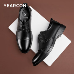 【省181.55元】意尔康商务正装鞋_YEARCON 意尔康 真皮系带软皮英伦商务正装鞋多少钱-什么值得买