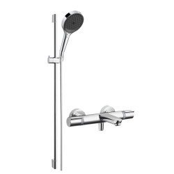 【省1590元】汉斯格雅花洒_hansgrohe 汉斯格雅 境雨系列 恒温手持花洒套装 15348浴缸龙头+268650花洒 镀铬色多少钱-什么值得买