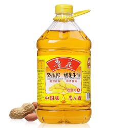 【省45.59元】鲁花花生油_luhua 鲁花 5S压榨一级花生油4l*1桶多少钱-什么值得买