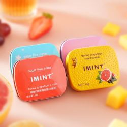 I'MINT糖果巧克力_I'MINT IMINT 无糖薄荷糖 蜜柚维c味多少钱-什么值得买