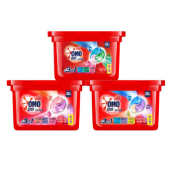 【省20.49元】奥妙衣物清洁_OMO 奥妙 三合一洗衣凝珠189g*3盒浓缩球液清新桉树除菌除螨持久留香味多少钱-什么值得买