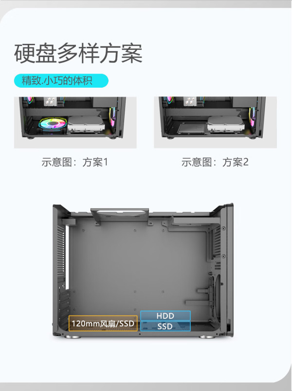 PowerTrain 动力火车 未知玩家P60 桌面手提itx机箱【报价 价格 评测 怎么样】 -什么值得买