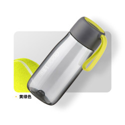 茶花塑料杯_CHAHUA 茶花 塑料水杯时尚男女士运动随身杯子便携提绳随手杯带茶隔 520ml-绿色提绳多少钱-什么值得买