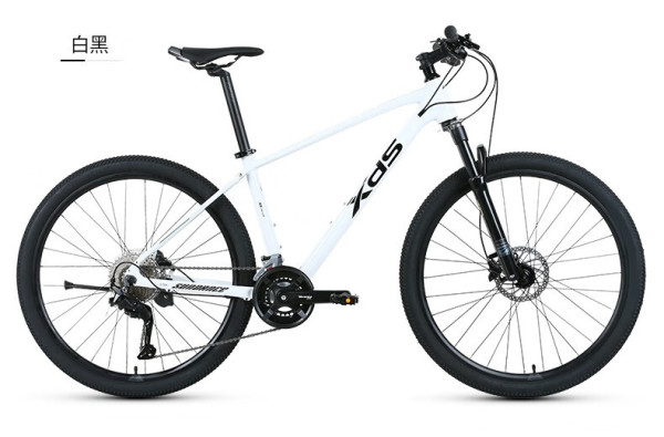 XDS 喜德盛 山地自行车2024版本逐日700禧玛诺CUES 2*9速油压碟刹X6铝合金 白黑 17寸（建议身高170-185cm）【报价 价格 评测 怎么样】 -什么值得买