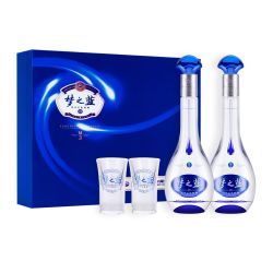 经典白酒_YANGHE 洋河 蓝色经典梦之蓝M3礼盒52度500ml*2瓶礼盒装正品高档送礼白酒多少钱-什么值得买