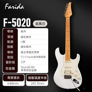 法丽达（Farida）电吉他F 5020 3030 2020 5051 初学者入门单摇单单双电吉他 F2020 LAPK单单双【报价 价格 ...