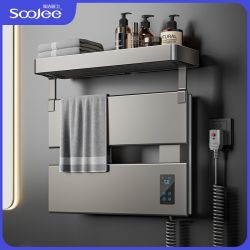 舜洁毛巾架_soojee 舜洁 电热毛巾架家用卫生间碳纤维加热杀菌浴室烘干置物架智能互联多少钱-什么值得买