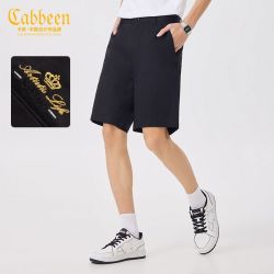 卡宾男裤_Cabbeen 卡宾 男装金线刺绣休闲短裤夏装直筒裤3232129002多少钱-什么值得买