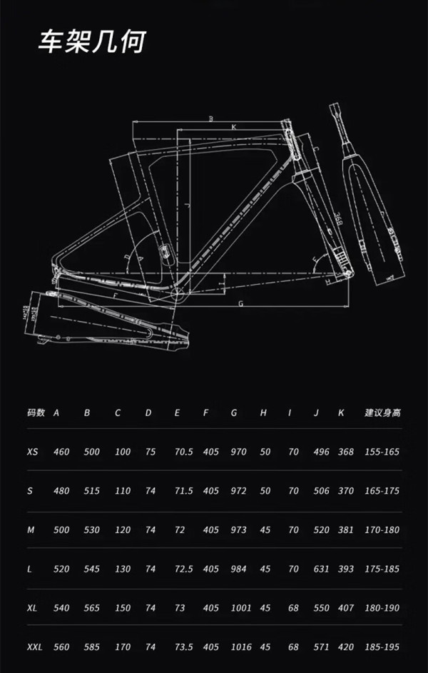 XDS 喜德盛 公路自行车AD7系列全碳纤维双控油刹竞速破风公路骑行通用 绿魔 450mm【报价 价格 评测 怎么样】 -什么值得买