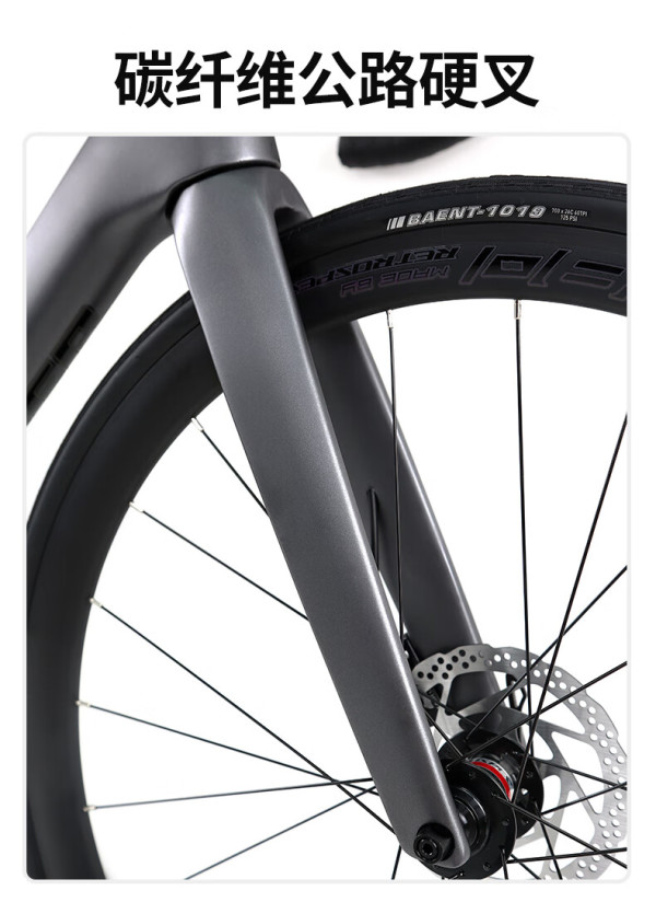骓特（TWITTER）R5pro碳纤维公路车全隐藏内走线碟刹一体弯把变速男女竞赛自行车 RS-24速油碟（铝轮）碳把-哑黑 48cm（168 ...