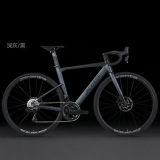 喜德盛喜德盛公路自行车AD500电子变速油压碟刹桶轴培林变速车破风单车 深灰黑 24速 450mm【报价 价格 评测 怎么样】 -什么值得买