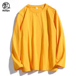 乱步男士T恤_Rampo 乱步 纯棉长袖t恤多少钱-什么值得买