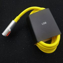 GUSR数据线_GUSR 适用红米K40游戏增强版充电器67W弯头数据线6A快充K50k40s充电头 黄色弯头线1米+1.8米多少钱-什么值得买