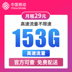 中国移动运营商_China Mobile 中国移动 钻石卡 半年29元/月（123G通用流量+30G定向流量+100分钟通话）多少钱-什么值得买