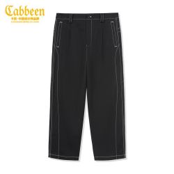 卡宾男裤_Cabbeen 卡宾 商场同款Cabbeen/卡宾男装直筒休闲裤3221126024潮流明线工装裤Y多少钱-什么值得买