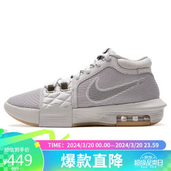 耐克篮球鞋_NIKE 耐克 男子 LEBRON WITNESS VIII 实战篮球鞋 FB2237-003/灰色 41码多少钱-什么值得买
