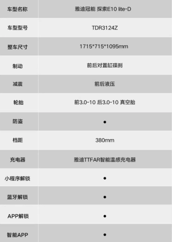 【省400元】雅迪电动车整车_Yadea 雅迪 冠能E10lite 电动自行车多少钱-什么值得买