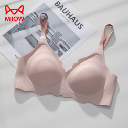 【省52.4元】内衣胸罩_Miiow 猫人 内衣女薄款无痕无钢圈美背小胸罩聚拢防下垂文胸 嫩肤色多少钱-什么值得买