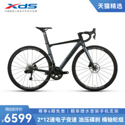【省2000元】喜德盛骑行运动_XDS 喜德盛 24款AD500铝合金内走线公路车24速电子变速油刹竞技赛车多少钱-什么值得买