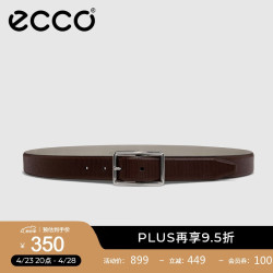 【省593.95元】爱步皮带_ecco 爱步 男士针扣皮带 商务正装青年中年休闲腰带 9105894 棕色（深棕色）910589490152 ...