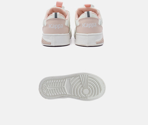KAPPA KIDS卡帕童鞋春季浅色板鞋男女童休闲鞋中大童板鞋潮鞋 米白/兰 34码【报价 价格 评测 怎么样】 -什么值得买