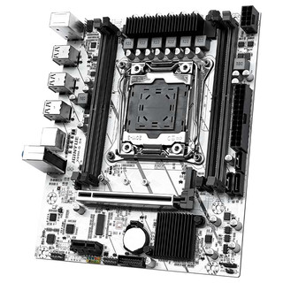 精粤X99M-H D3/D4主板2011-3针主板CPU套装游戏E5 2666V3 2696V3 精粤X99M-D D3主板 搭配E5 ...