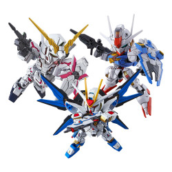 万代日韩动漫周边_BANDAI 万代 Q版SDEX SD模型红异端命运00飞翼独角兽强袭自由高达多少钱-什么值得买