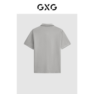 GXG奥莱 2024年夏季男士撞色字母绣花合体polo衫男短袖 水泥灰 165/S【报价 价格 评测 怎么样】 -什么值得买