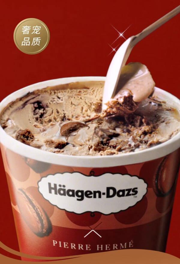 哈根达斯甜品_Häagen·Dazs 哈根达斯 Haagen-Dazs）双重巧克力 高定马卡龙冰淇淋100ml多少钱-什么值得买