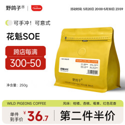 野鸽子咖啡_野鸽子 花魁SOE咖啡豆 埃塞俄比亚G1 250g多少钱-什么值得买
