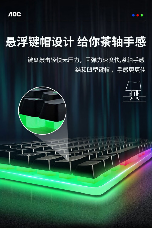 AOC KM100 有线键鼠套装 黑色【报价 价格 评测 怎么样】 -什么值得买