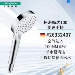 汉斯格雅卫浴用品_hansgrohe 汉斯格雅 28537007 柯洛梅达手持花洒套装多少钱-什么值得买